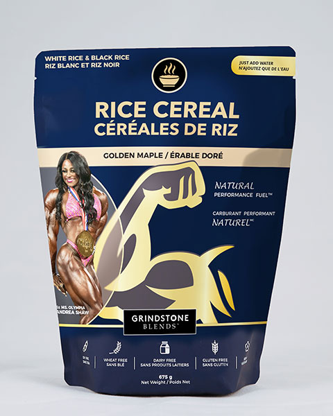 Hot Rice Cereal – Blended GOLDEN MAPLE675g – Grindstone Blends